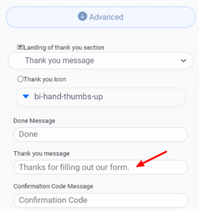 How To Edit Thank You Message Of Forms On Easy Form Builder – White ...