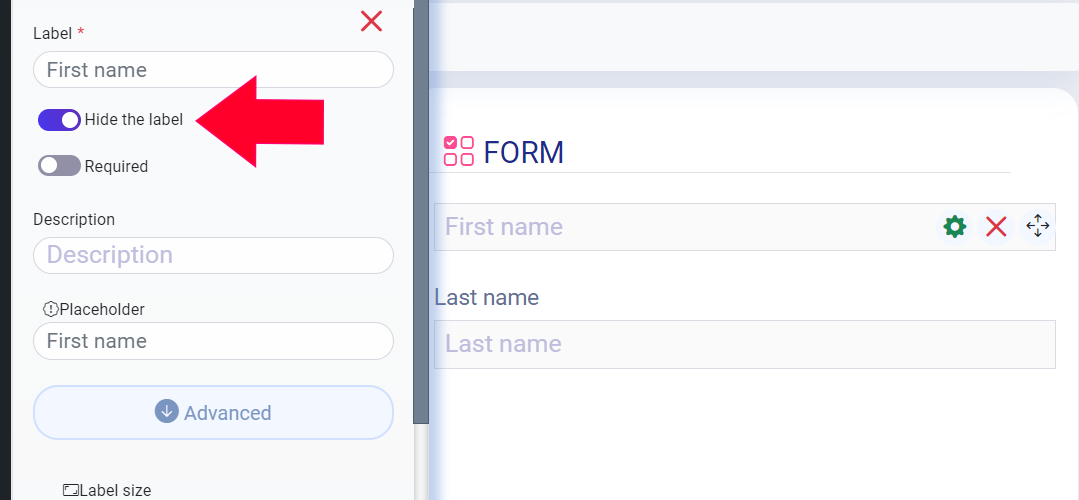 How To Change Label Name And Inputs Of Easy Form Builder? – White Studio Team