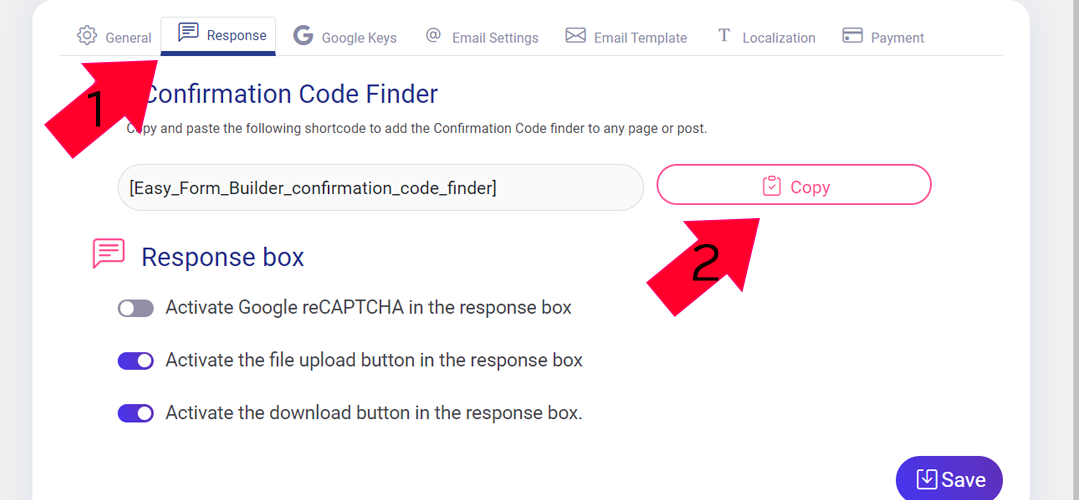 How to add The Confirmation Code Finder – White Studio Team