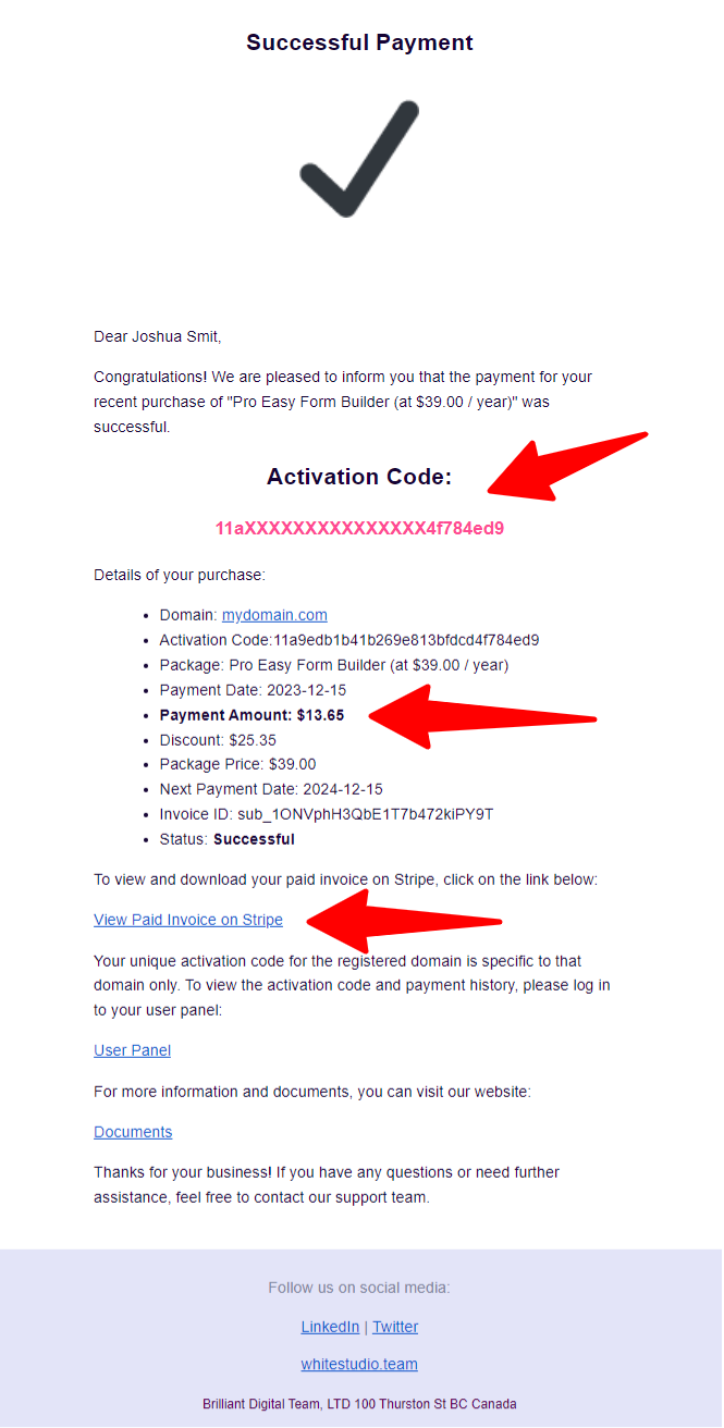 How to Activate Pro version easy form builder plugin – White Studio Team