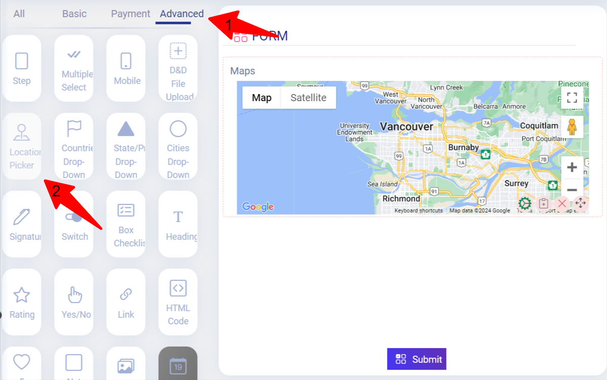 How to Add a Location Picker(geolocation) within your Form? – White Studio Team